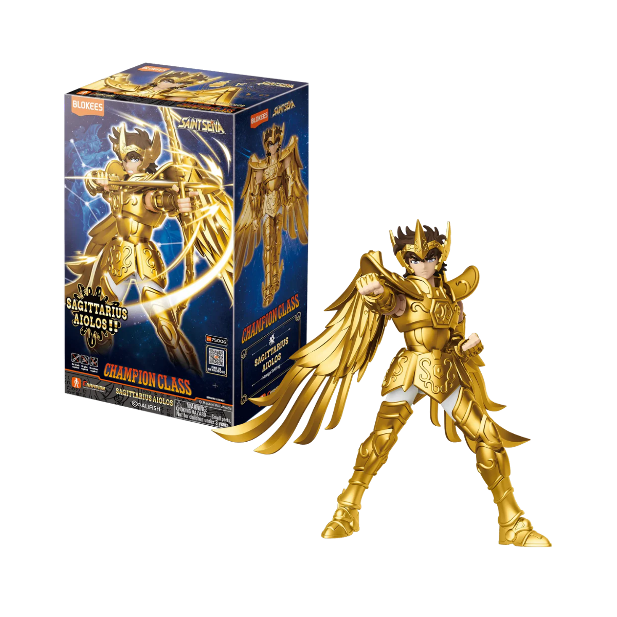 Blokees Sagittarius Aiolos – SaintSeiya – Champion Class - Geeknasio